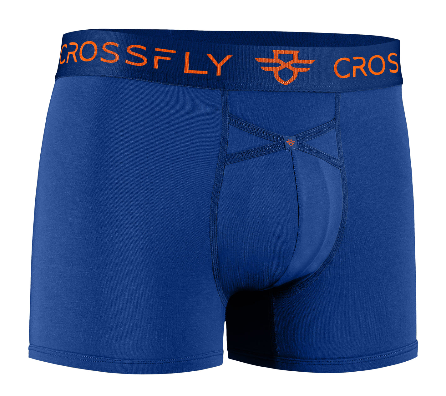 IKON Men's 3 Inch Trunks - Italia Blue Orange Modal – Crossfly