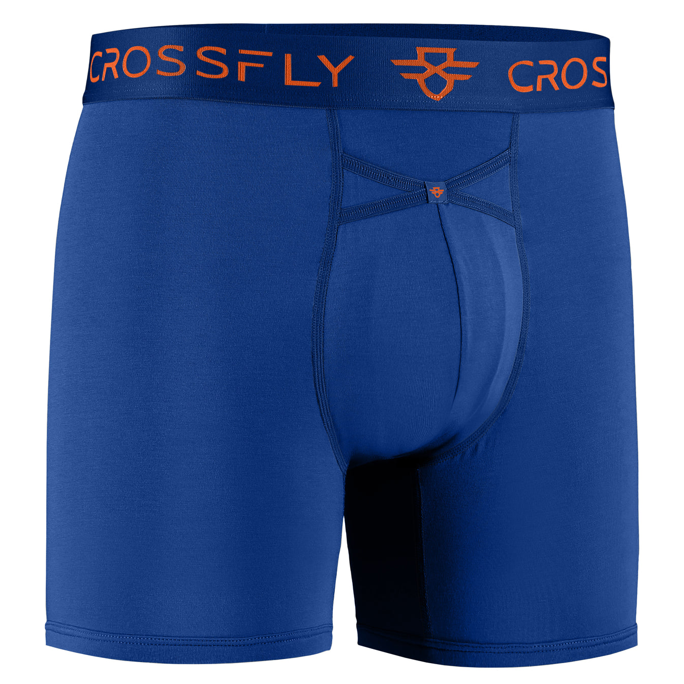 IKON Men's 6 inch Boxers - Italia Blue/Orange Modal – Crossfly