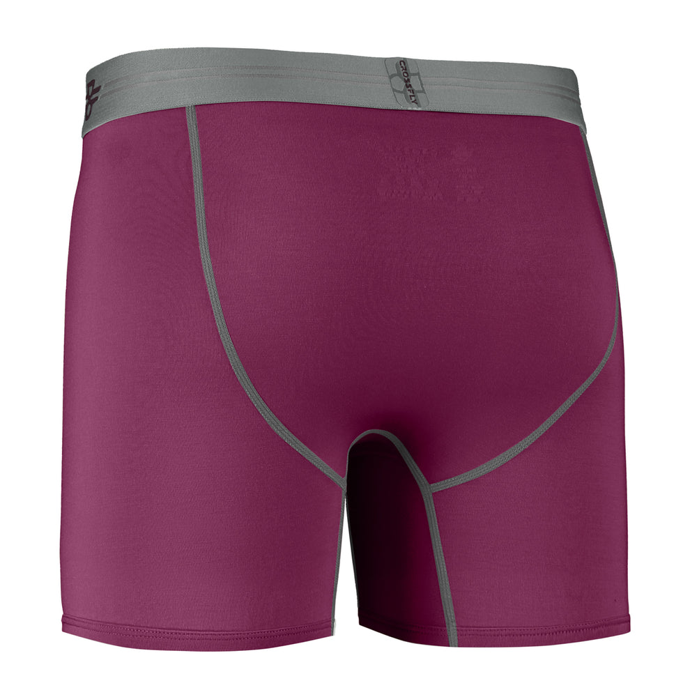 IKON X Men's 6 inch Boxers - Perfect Plum/Grey – Crossfly